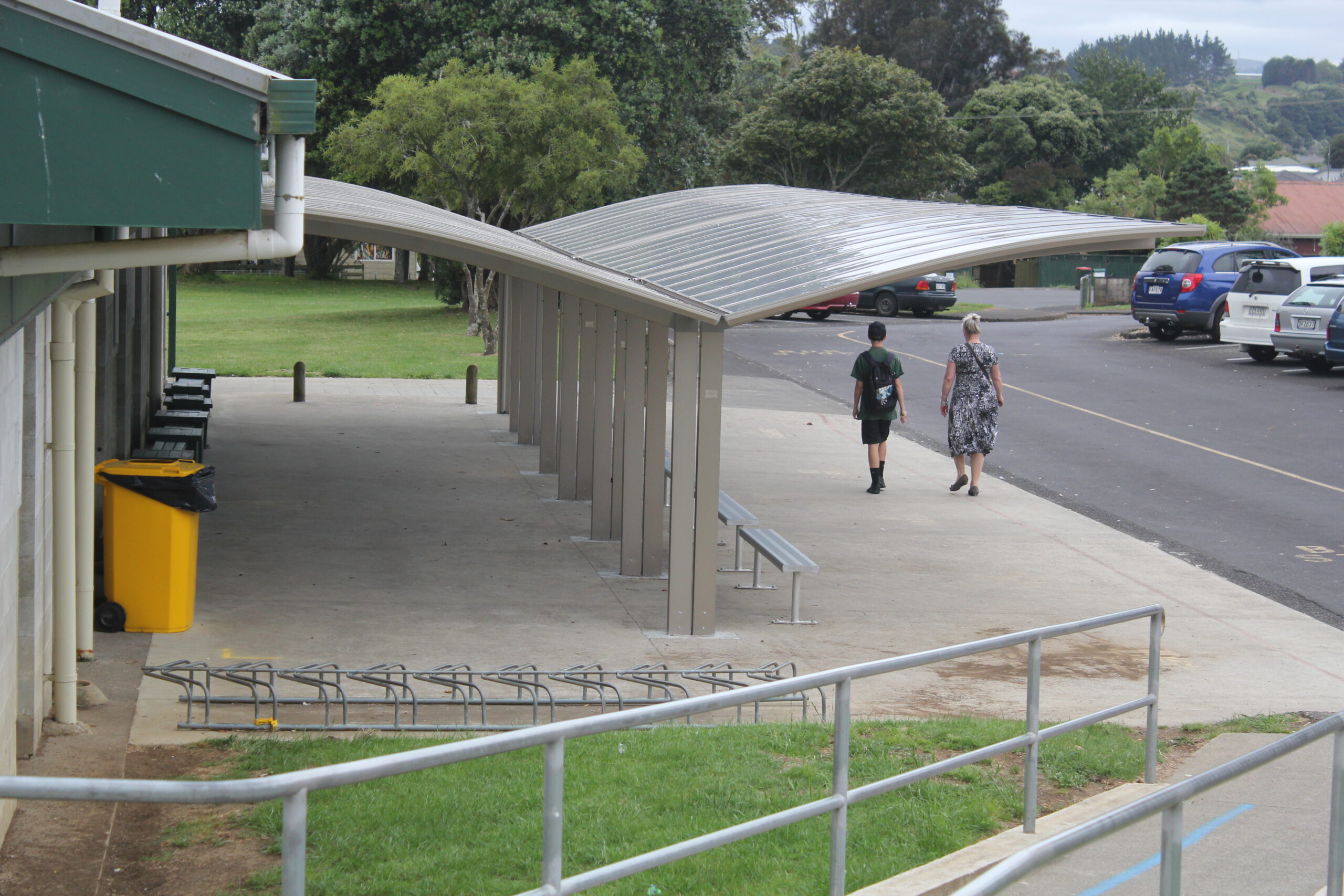 School PJ KCR's Y for Bus Stop in NewZealand